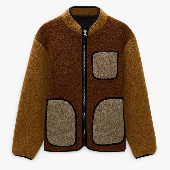 Zara | Jackets & Coats | Zara Mens Fleece Jacket New 24 Wool | Poshmark